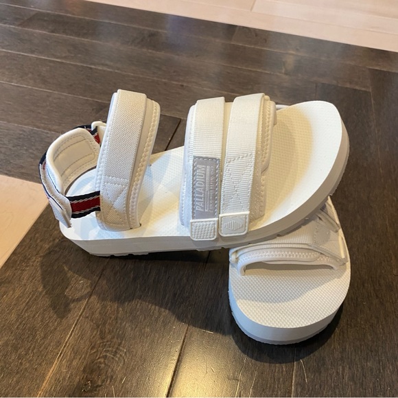 Palladium | Shoes | Nwot White Platform Sandals | Poshmark